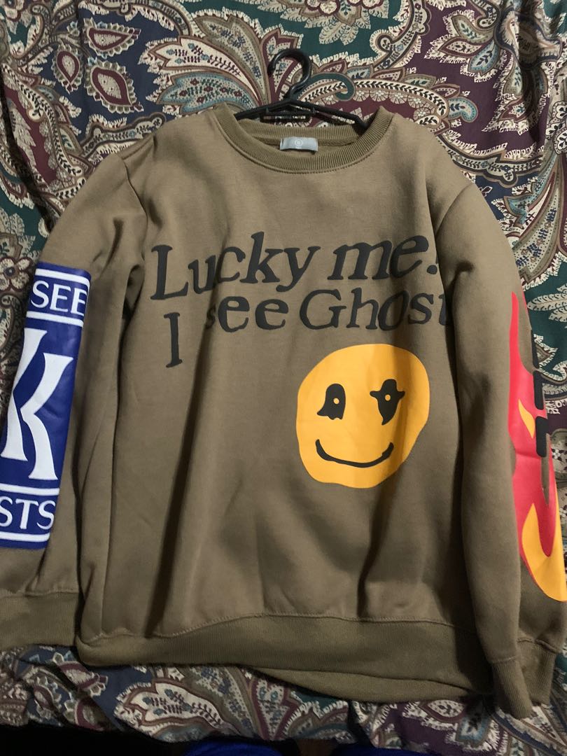 KSG Lucky me I see Ghosts Kanye/Kendall, Men's Fashion, Tops & Sets ...