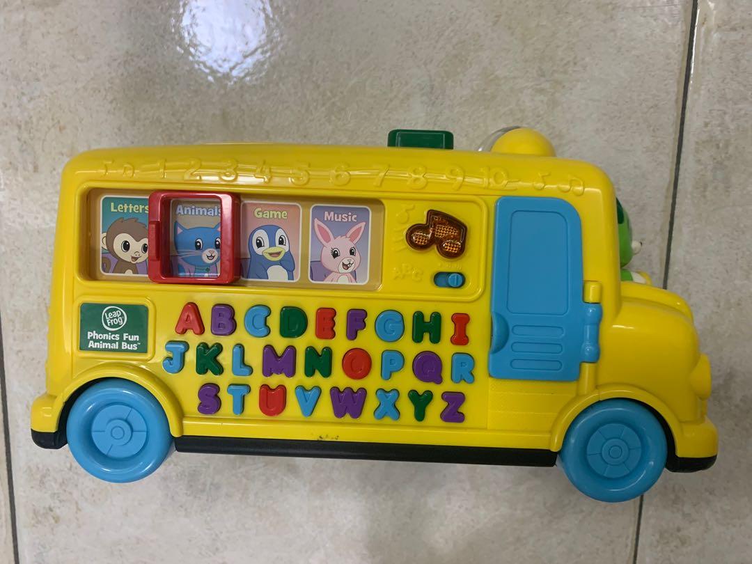 LEAPFROG Fun Phonics Animal Bus - Educational Alphabets, Hobbies & Toys ...