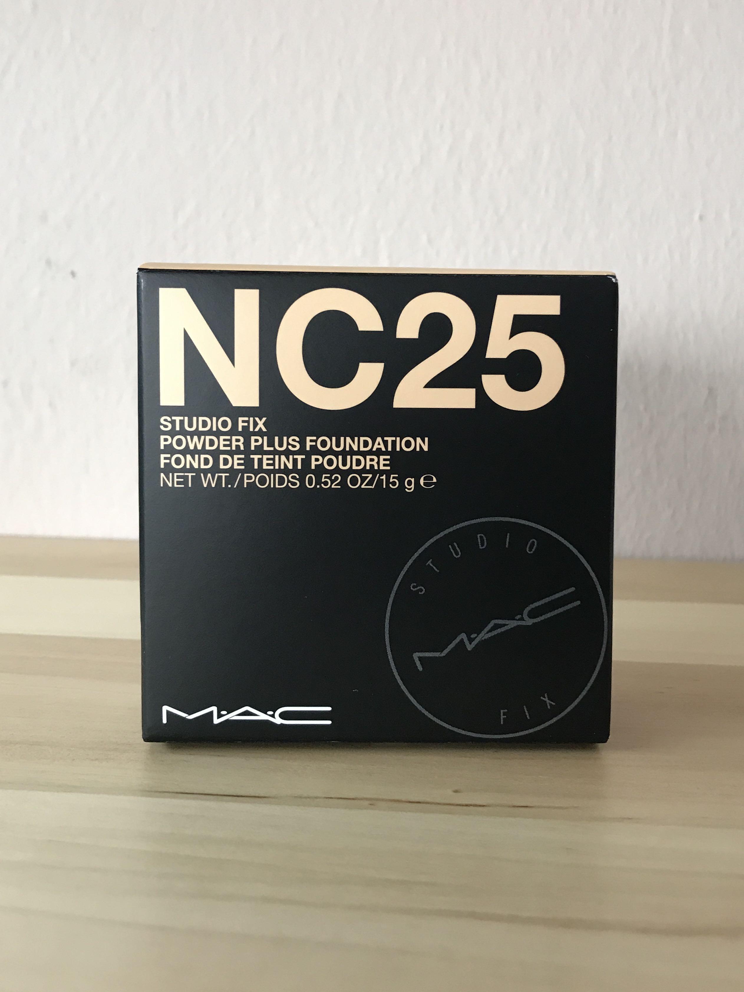 MAC NC25 Studio Fix Powder Plus Foundation, Beauty & Personal Care ...