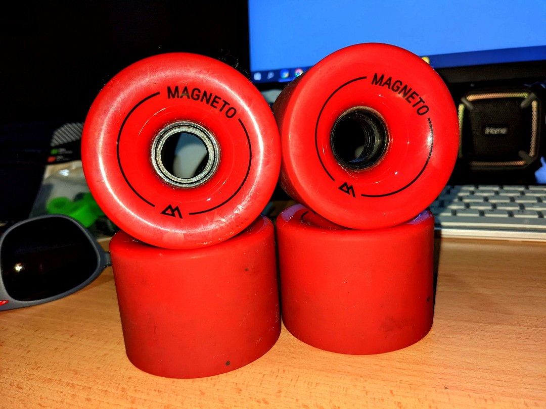 Magneto Longboard Wheels (70mm 80A), Sports Equipment, Sports & Games ...