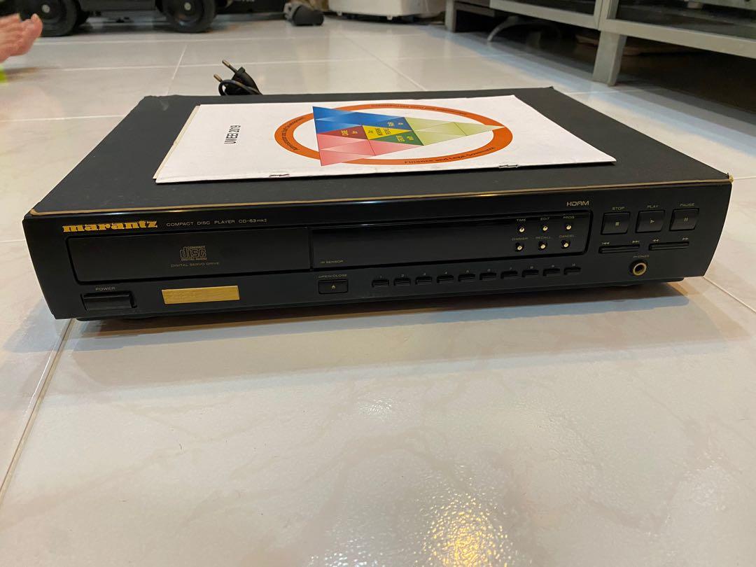 Marantz cd63 mk2 ki signature, Hobbies & Toys, Music & Media, CDs ...