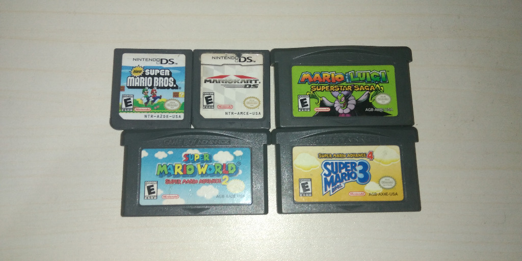 Mario Games bundle (DS and GBA), Video Gaming, Video Games, Nintendo on ...