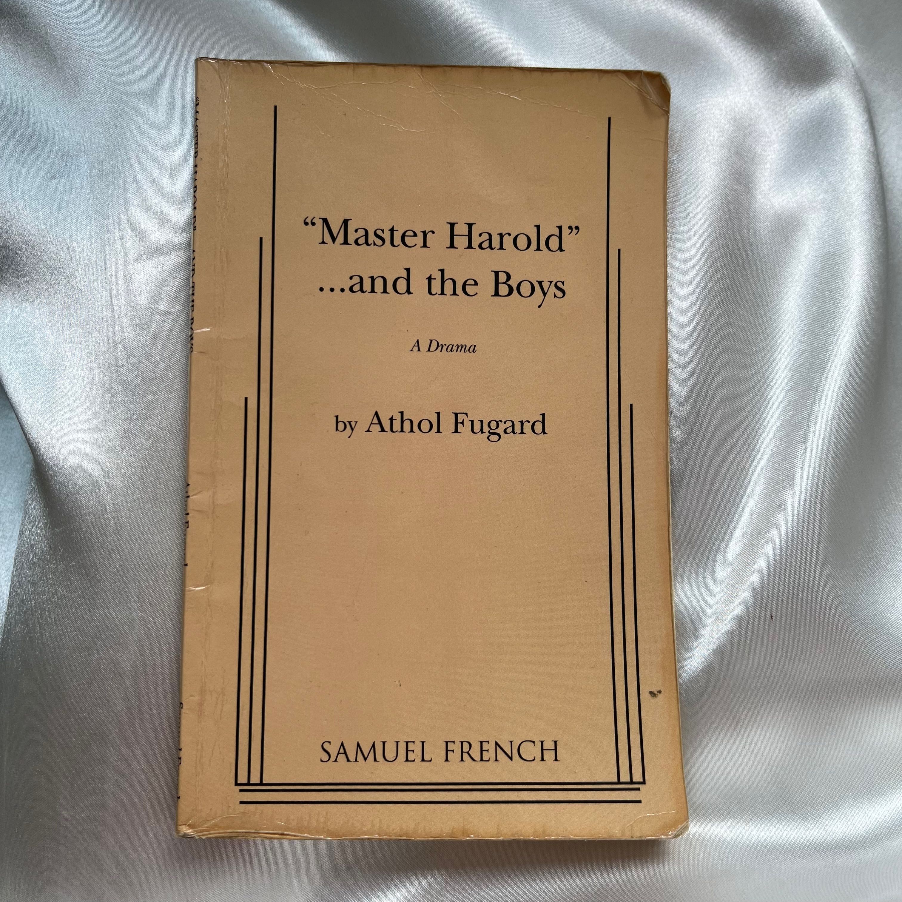 MASTER HAROLD AND THE BOYS LITERATURE BOOK, Hobbies & Toys, Books ...