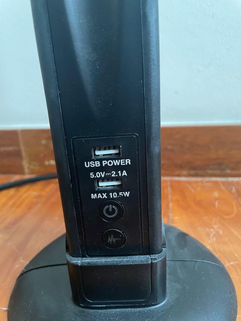 Masterplug SRGU102B-MPA Surge USB Tower Extension Lead, Matt Black, TV ...