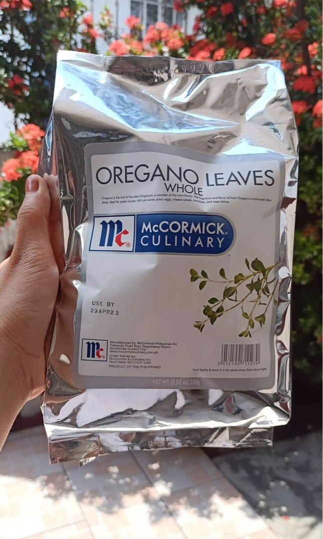 McCormick Oregano Leaves Whole 250g, Food & Drinks, Spice & Seasoning ...