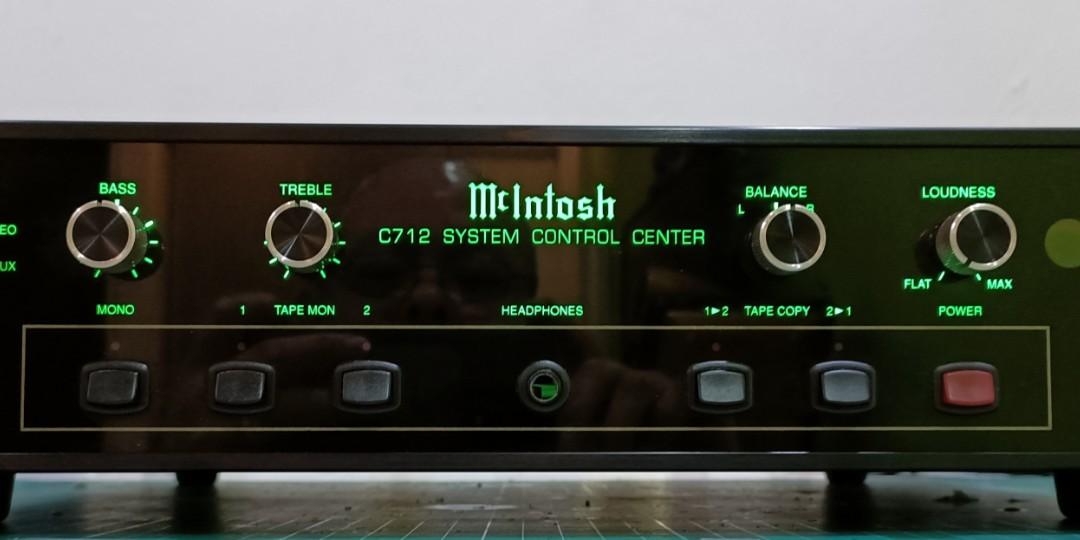 McIntosh c712 preamplifier, Audio, Soundbars, Speakers & Amplifiers on ...