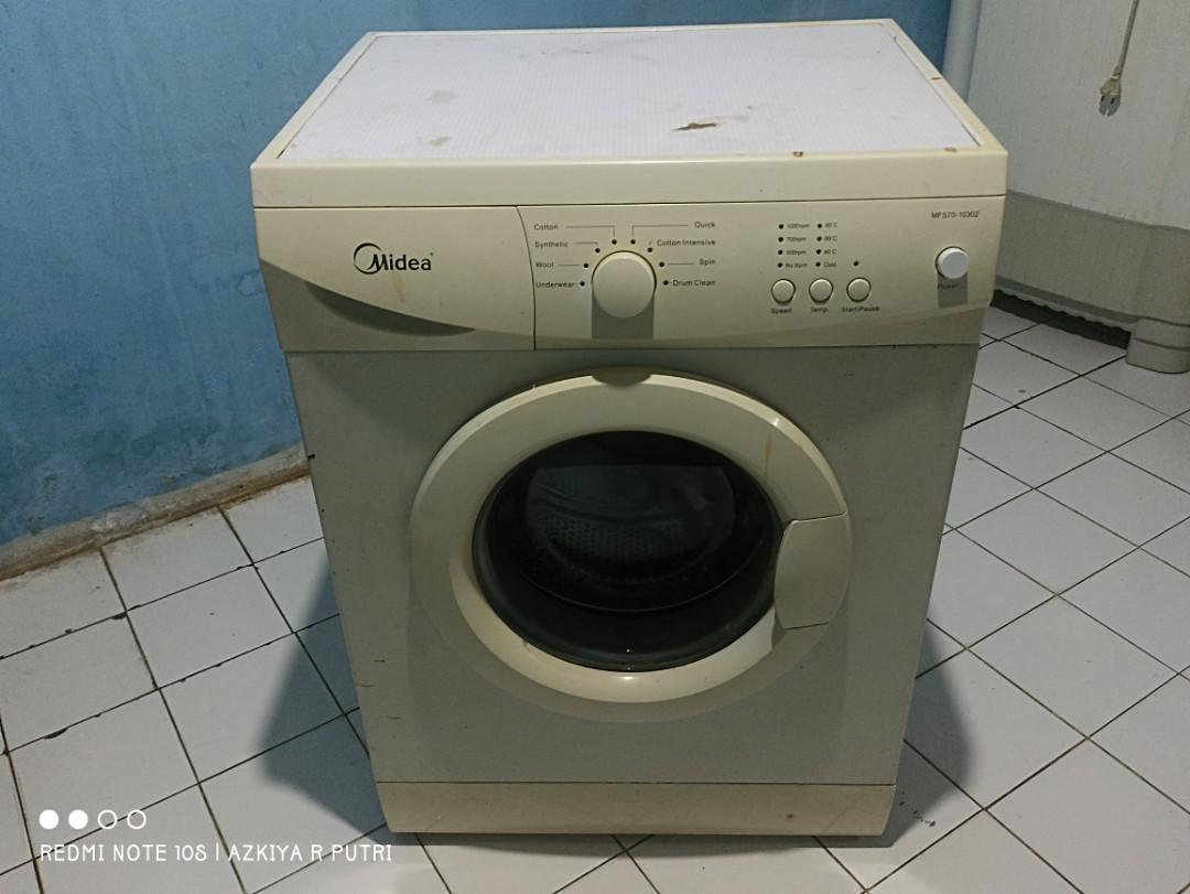 Mesin cuci midea front loading 6,5 kg Kondisi normal siap pakai, Elektronik, Lainnya di Carousell