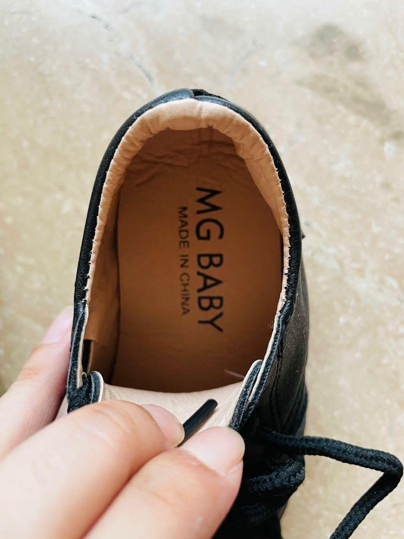 MG Baby Shoes, Black, Babies & Kids, Babies & Kids Fashion on Carousell
