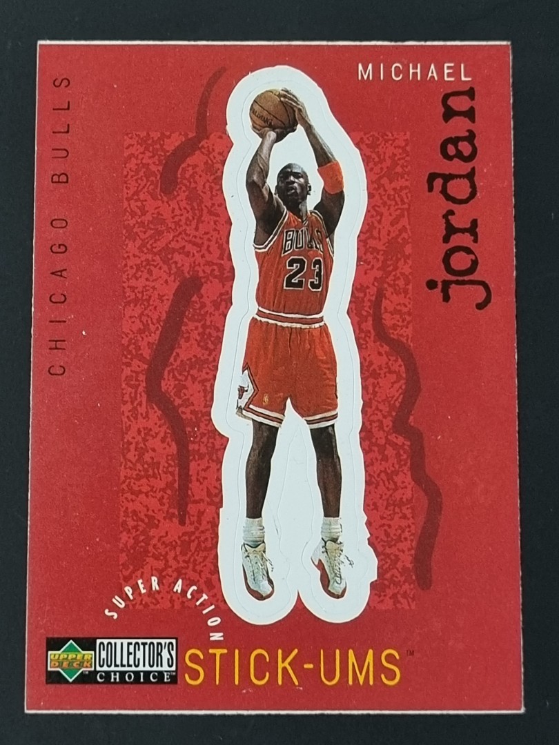 Michael Jordan Stick-Ums Sticker Card, Hobbies & Toys, Toys & Games on ...