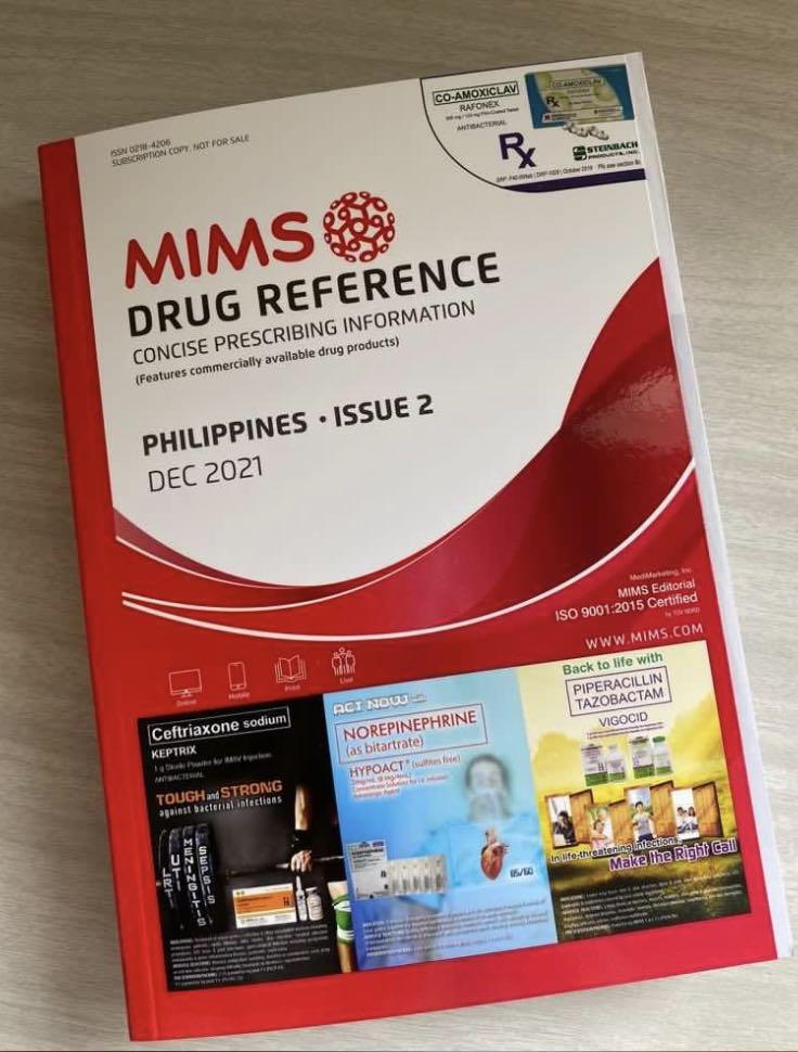 MIMS Drug Reference 2021, Hobbies & Toys, Books & Magazines, Textbooks ... MIMS Drug Reference 2021, Hobbies & Toys, Books & Magazines, Textbooks ...