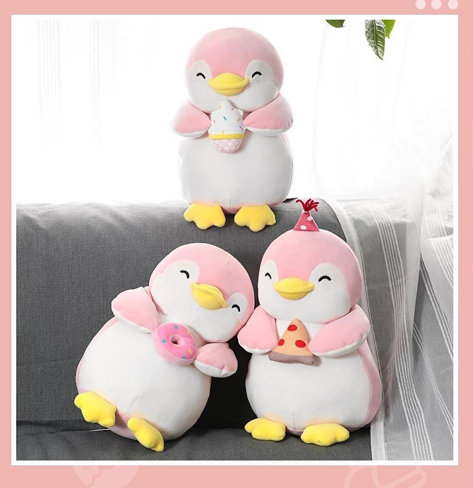 Miniso Pink Penguin Plush Toy, Hobbies & Toys, Toys & Games on Carousell