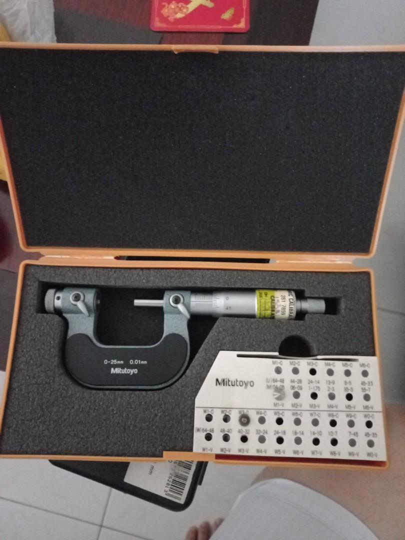 Mitutoyo vintage special micrometer, Hobbies & Toys, Memorabilia & Collectibles, Vintage ...