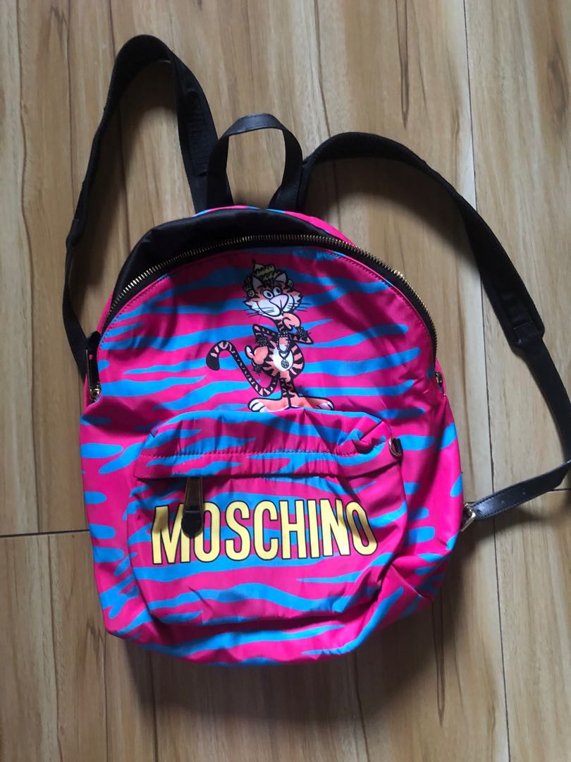 Moshino backpack, Women's Fashion, Bags & Wallets, Backpacks on Carousell