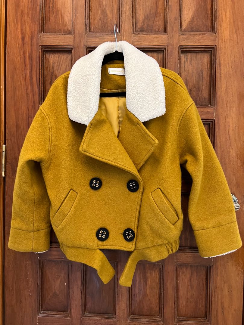 Mustard Premium wool coat, Women's Fashion, Coats, Jackets and ...