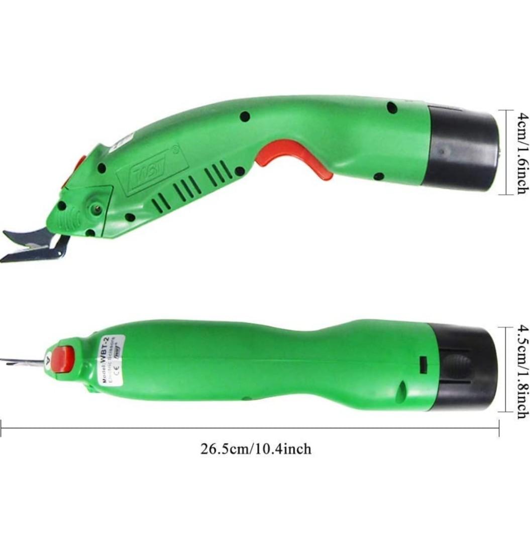 MXBAOHENG WBT-2 Cordless Electric Scissors for Cutting Fabric/Carpet ...