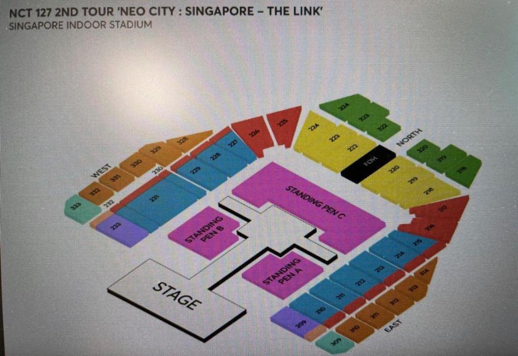 NCT 127 Ticket Singapore jul 2, Tickets & Vouchers, Event Tickets on ...