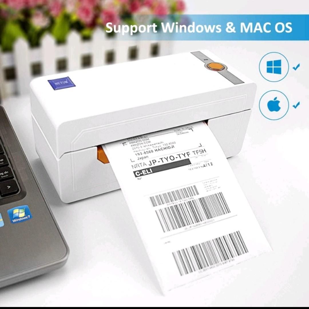 NETUM Desktop Thermal Label Maker , NT-LP110A Thermal Barcode Label ...