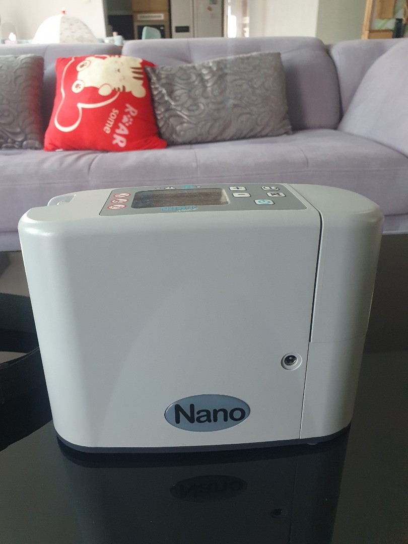 Nidek Nuvo Nano Portable Oxygen Concentrator, Health & Nutrition ...