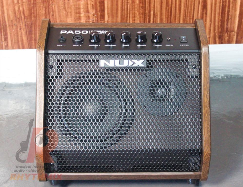 NUX PA50 PA 50 Personal Monitor Amplifier for Electric Guitar, Audio ...
