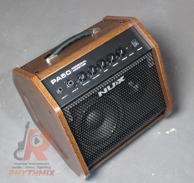 NUX PA50 PA 50 Personal Monitor Amplifier for Electric Guitar, Audio ...