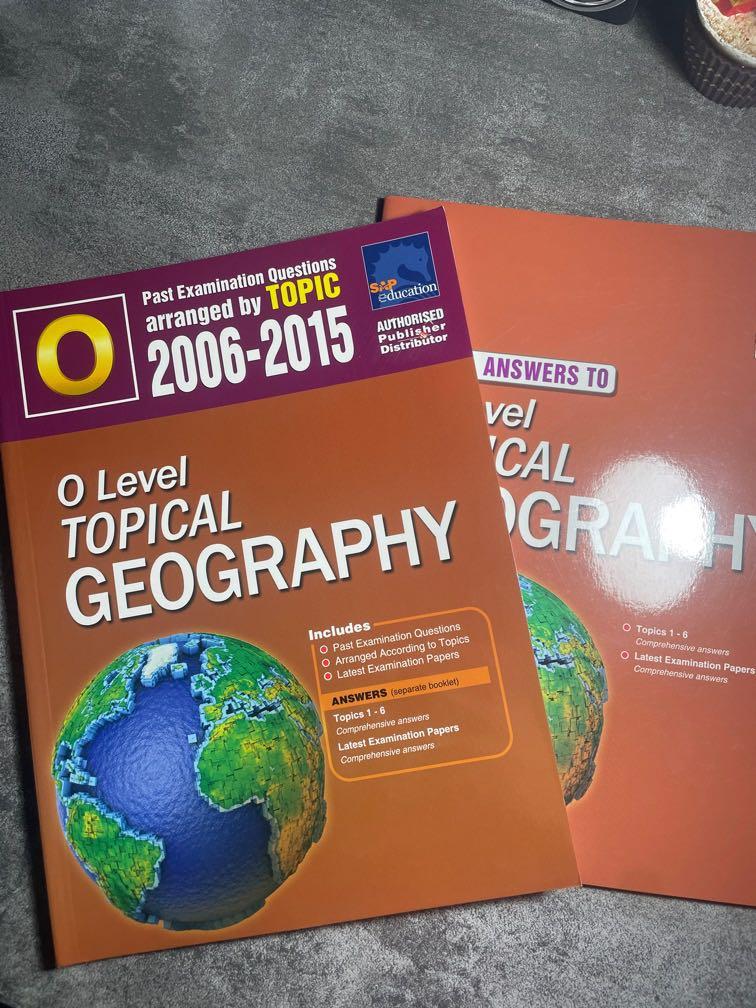 O Levels Geography Questions + Model Anwsers, Hobbies & Toys, Books ...