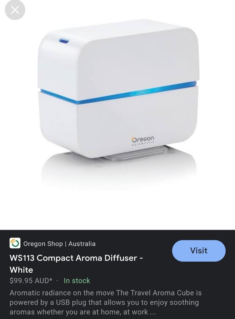 Oregon Scientific Compact Aroma Diffuser, TV & Home Appliances, Air ...