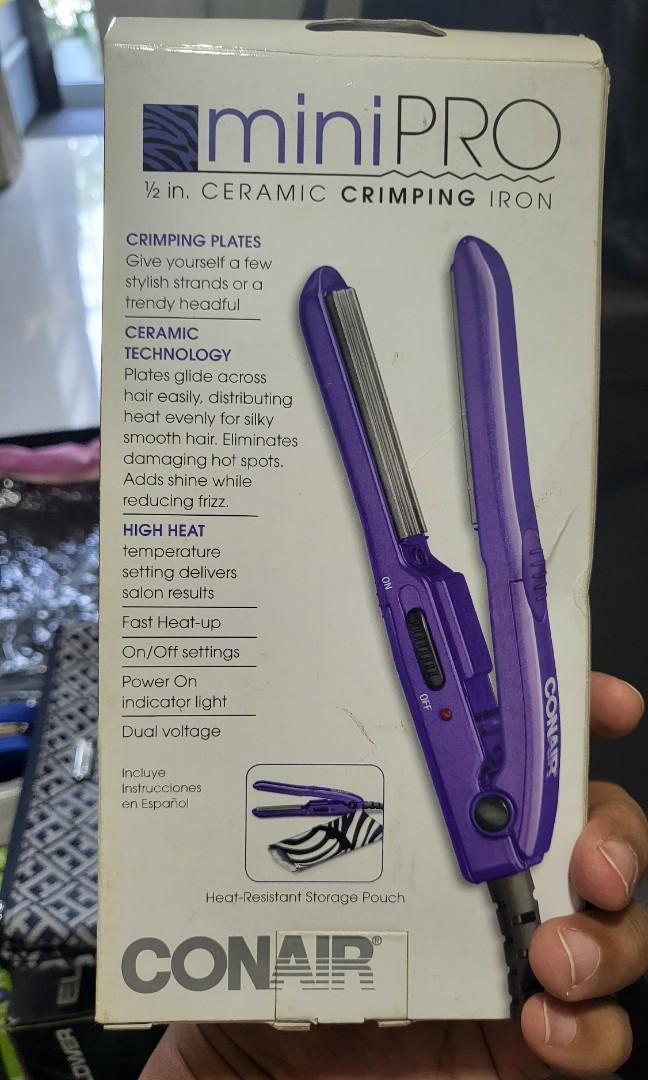 Original Conair Crimping Iron, Beauty & Personal Care, Hair on Carousell