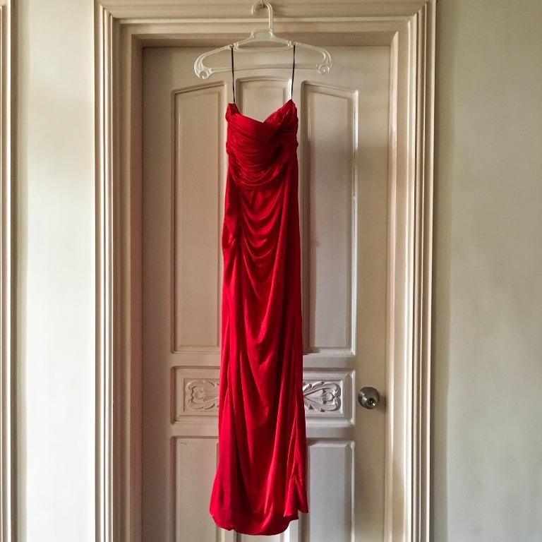 Original TANGO red dress/long gown, Women's Fashion, Dresses & Sets ...