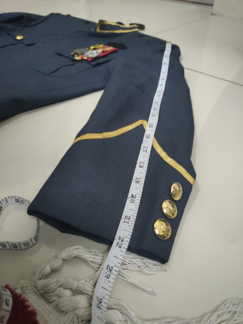 Original Uniform Mess Night Coat TUDM Bush Jacket, Men's Fashion, Tops ...