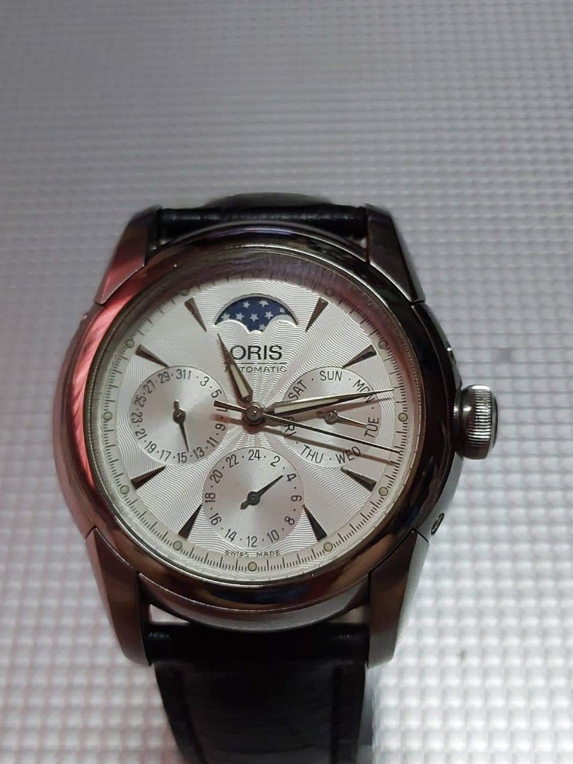 Oris Moonphase like rolex,omega,, Men's Fashion, Watches & Accessories ...