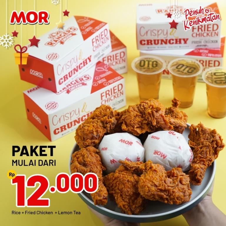 PAKET FRIED CHICKEN Ayam + Nasi + Lemon Tea 220 ml, Makanan & Minuman ...