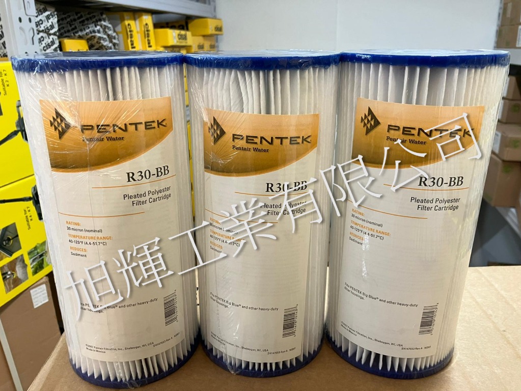 Pentair Pentek R30-BB 十寸 摺紙芯 摺紙芯 濾芯 30 Micron 微米, 傢俬＆家居, 浴室、廚房用品配件 ...