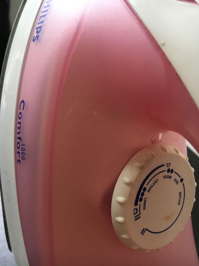 Philips steam iron comfort 1000, TV & Home Appliances, Irons & Steamers ...