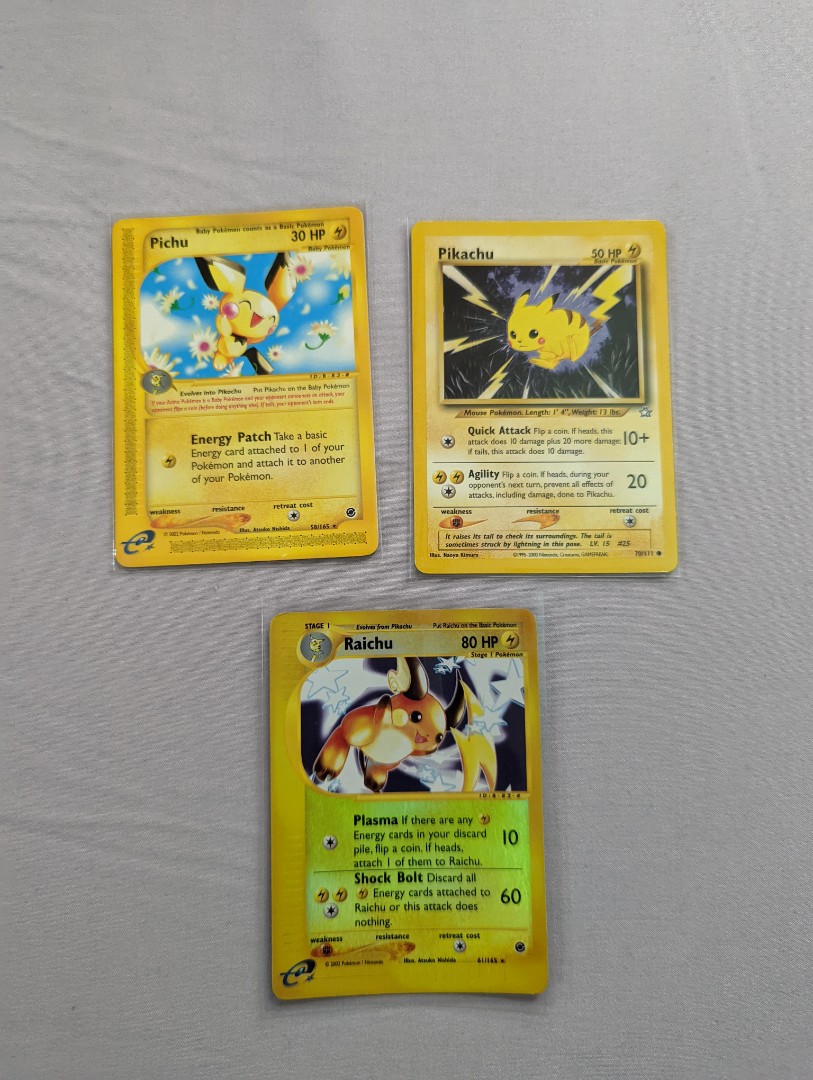 Pikachu Set( Neo Genesis & Expedition), Hobbies & Toys, Toys & Games on ...