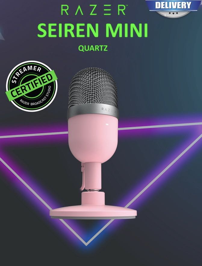 Razer Seiren Mini: quartz Pink, Audio, Microphones on Carousell