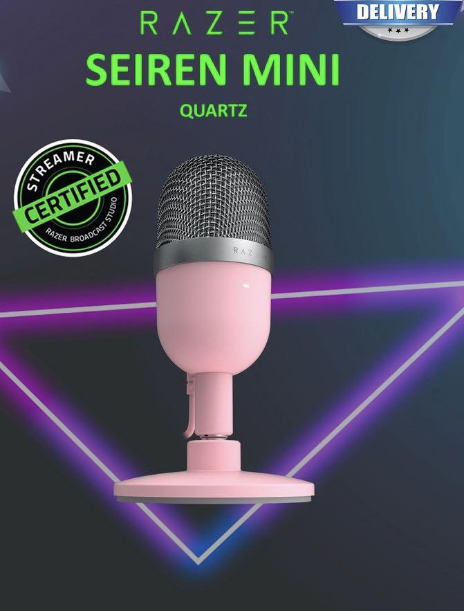Razer Seiren Mini: quartz Pink, Audio, Microphones on Carousell