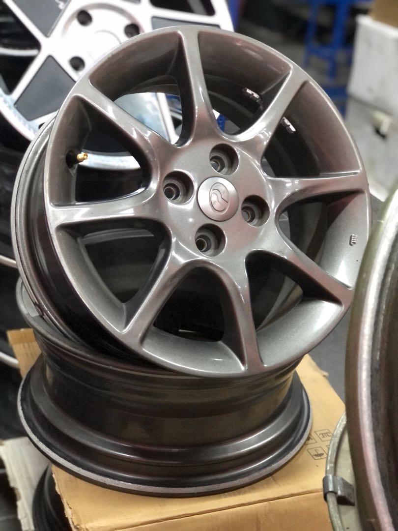 Rim Alza Advance 15 Dark Grey, Auto Accessories on Carousell
