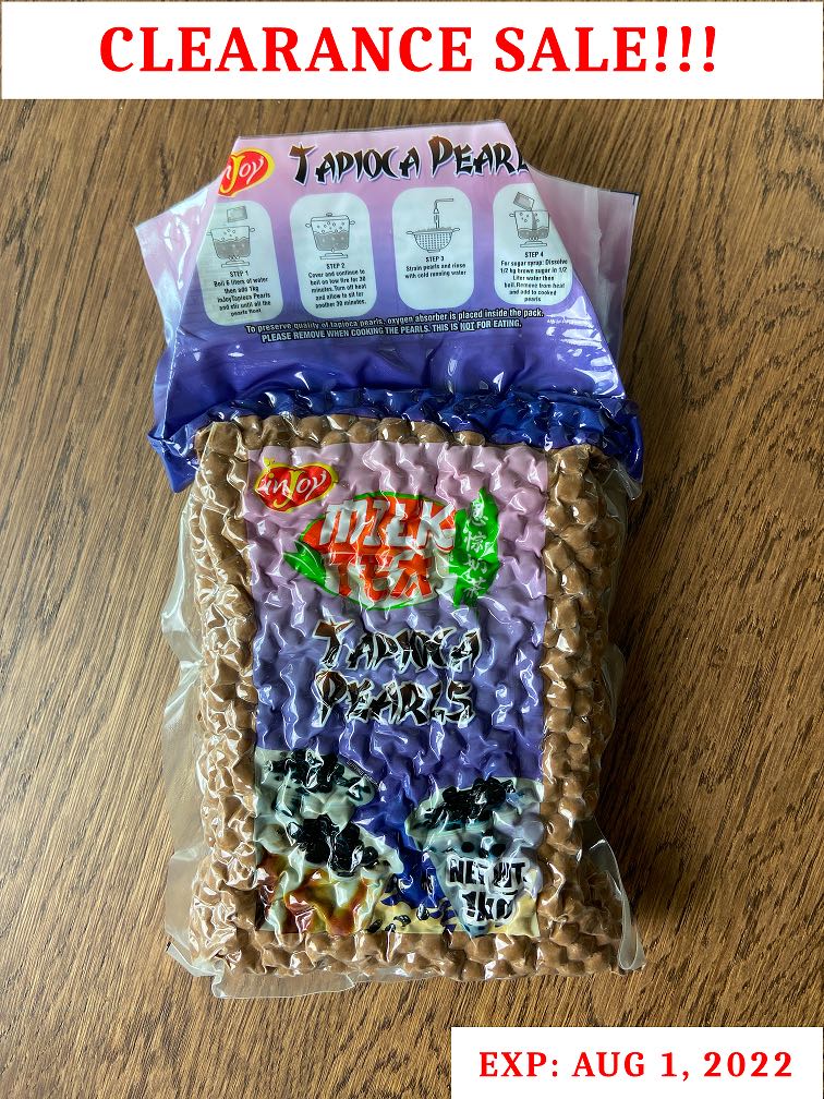 CLEARANCE SALE! InJoy Tapioca Boba Pearl Sago 1kg - Exp Aug 1, 2022 ...