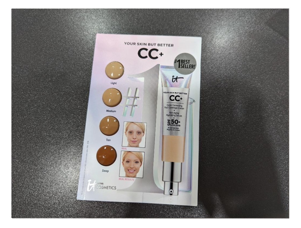 {Sample} IT Cosmetics Your Skin But Better CC+ Sample Card, Beauty ...