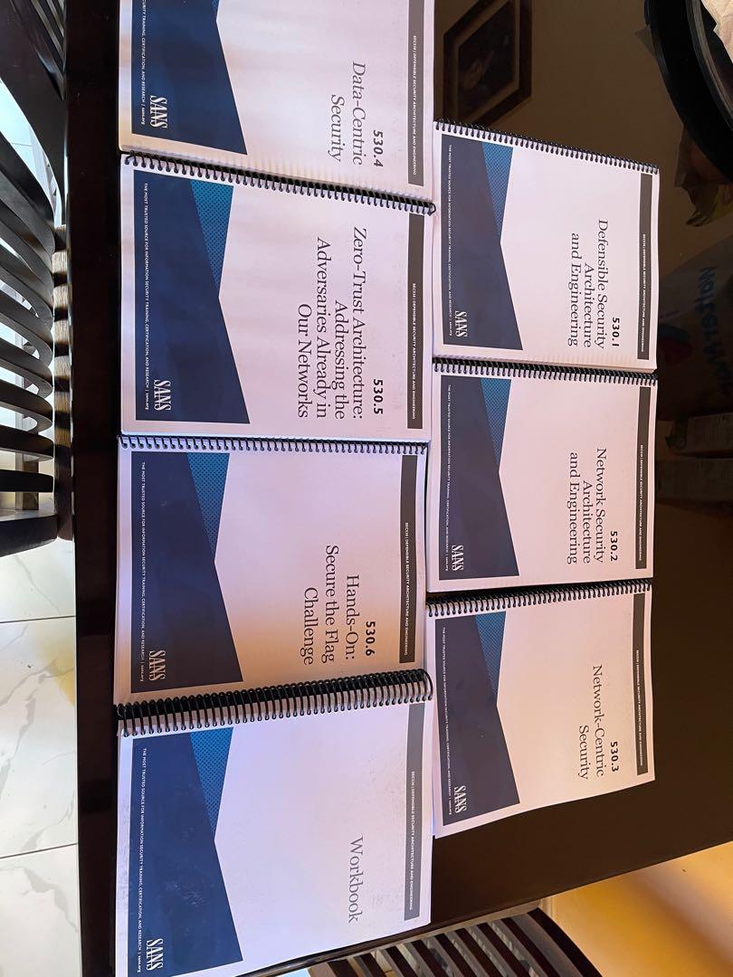 SANS GIAC SEC530 GDSA Security Training 2022, Computers & Tech, Office ...