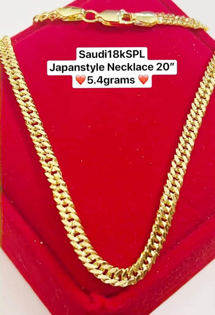 Saudi gold Chain, Men's Fashion, Watches & Accessories, Jewelry on ...