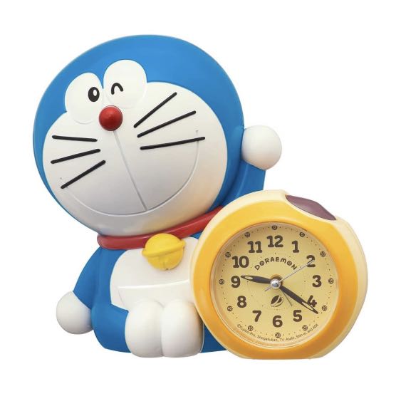 (日本代購)Seiko 叮噹/多啦A夢鬧鐘 Doraemon alarm clock, 傢俬＆家居, 家居裝飾, 時鐘 - Carousell