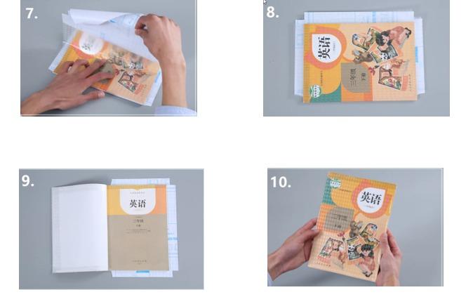 Self-Adhesive Transparent Book Cover Diamond Matte Film Book wrapper ...