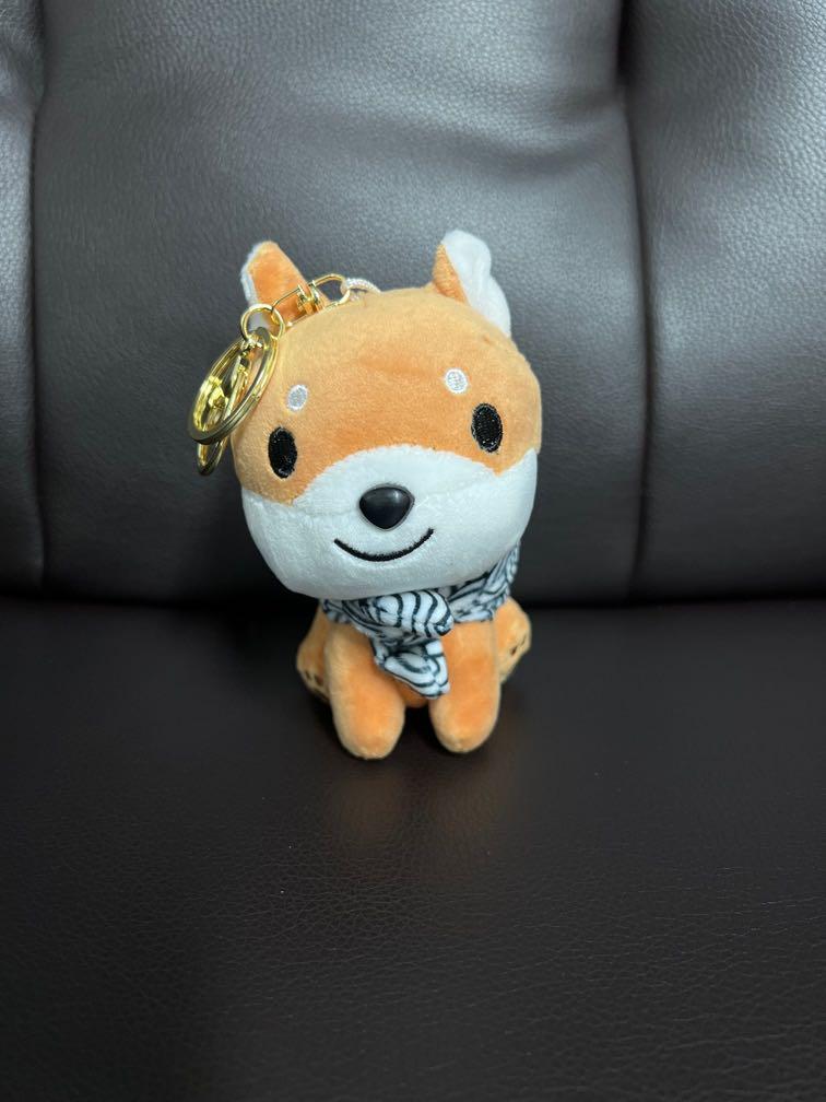 Shiba Inu Keychain Plushie, Hobbies & Toys, Toys & Games on Carousell