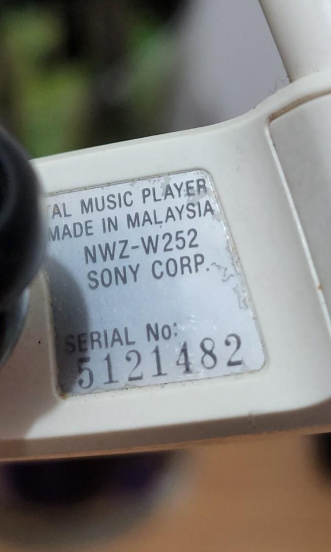 Sony Walkman NWZ-W252(B), Audio, Headphones & Headsets on Carousell