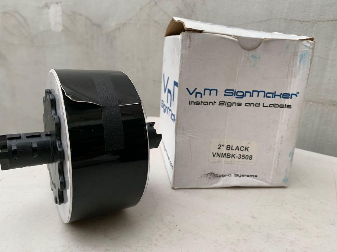 Sticker VnM Signmakers Premium Equipment Labels Black Color, Hobbies ...