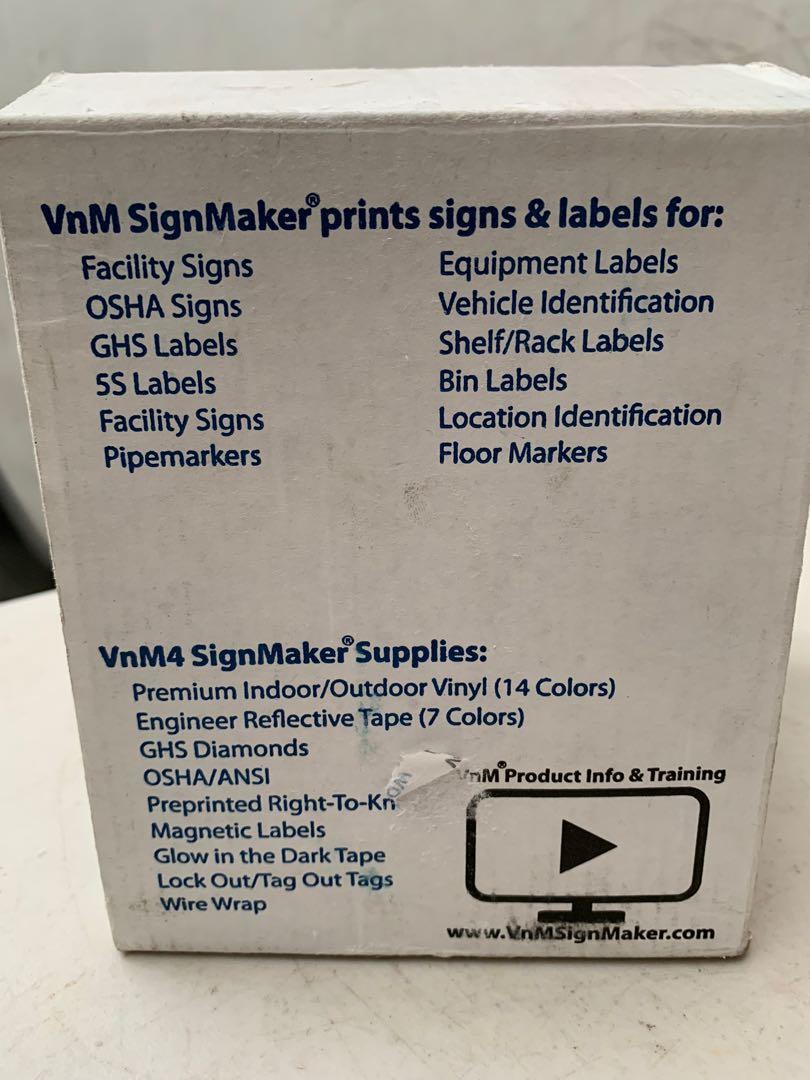 Sticker VnM Signmakers Premium Equipment Labels Black Color, Hobbies ...