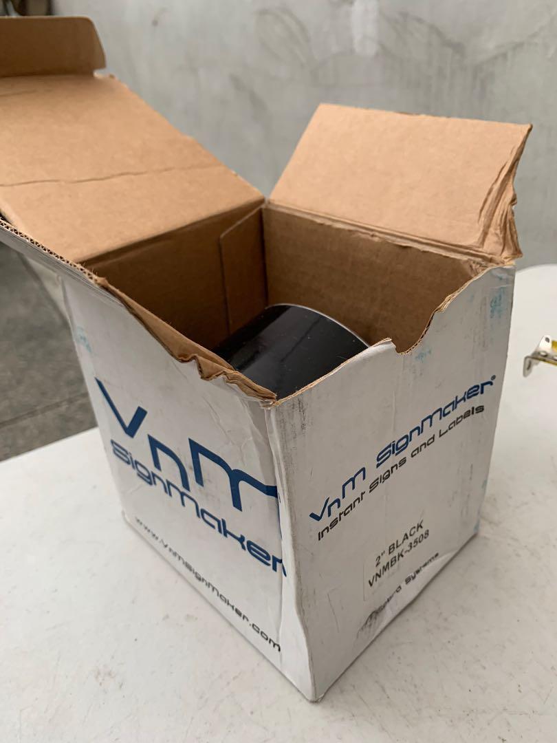 Sticker VnM Signmakers Premium Equipment Labels Black Color, Hobbies ...