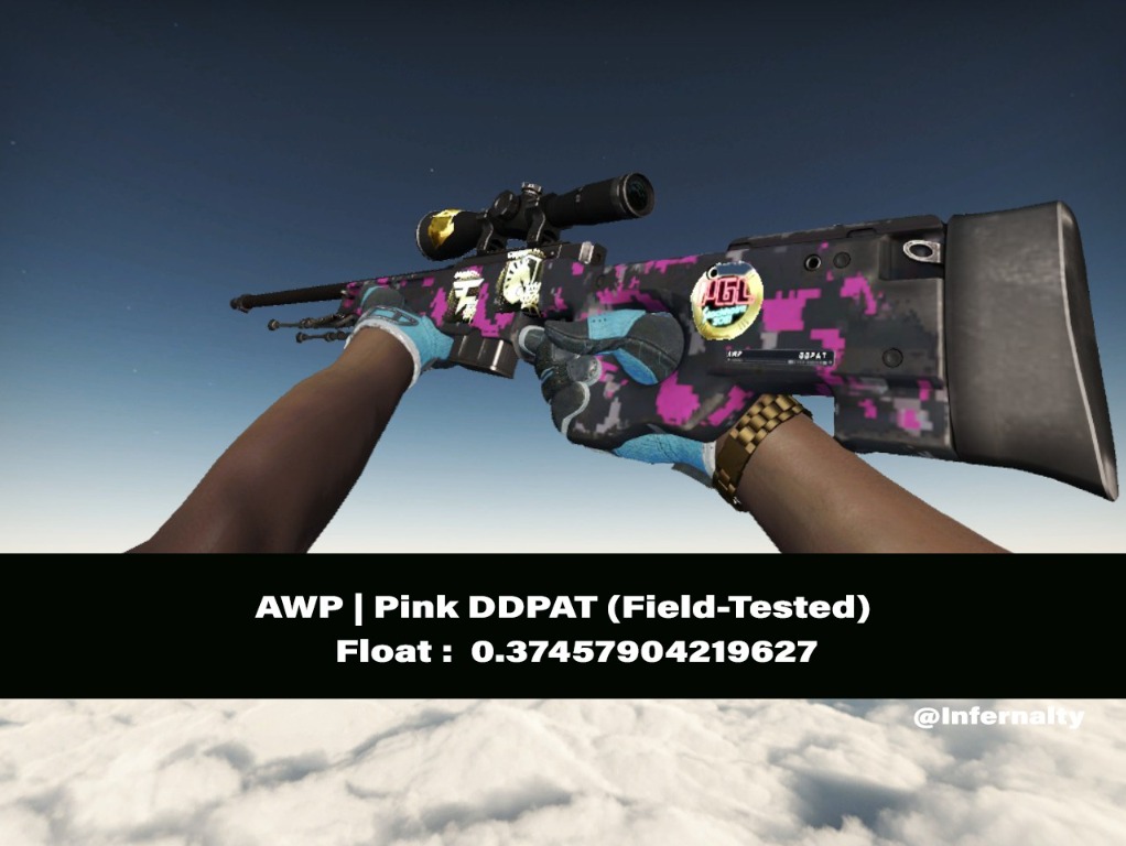 (STICKER WORTH $250+) AWP Pink DDPAT FT CSGO SKINS KNIVES, Video Gaming ...