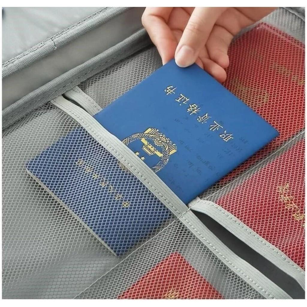 Tas Dokumen Tempat Penyimpanan File Travel Bag Document Storage Box ...